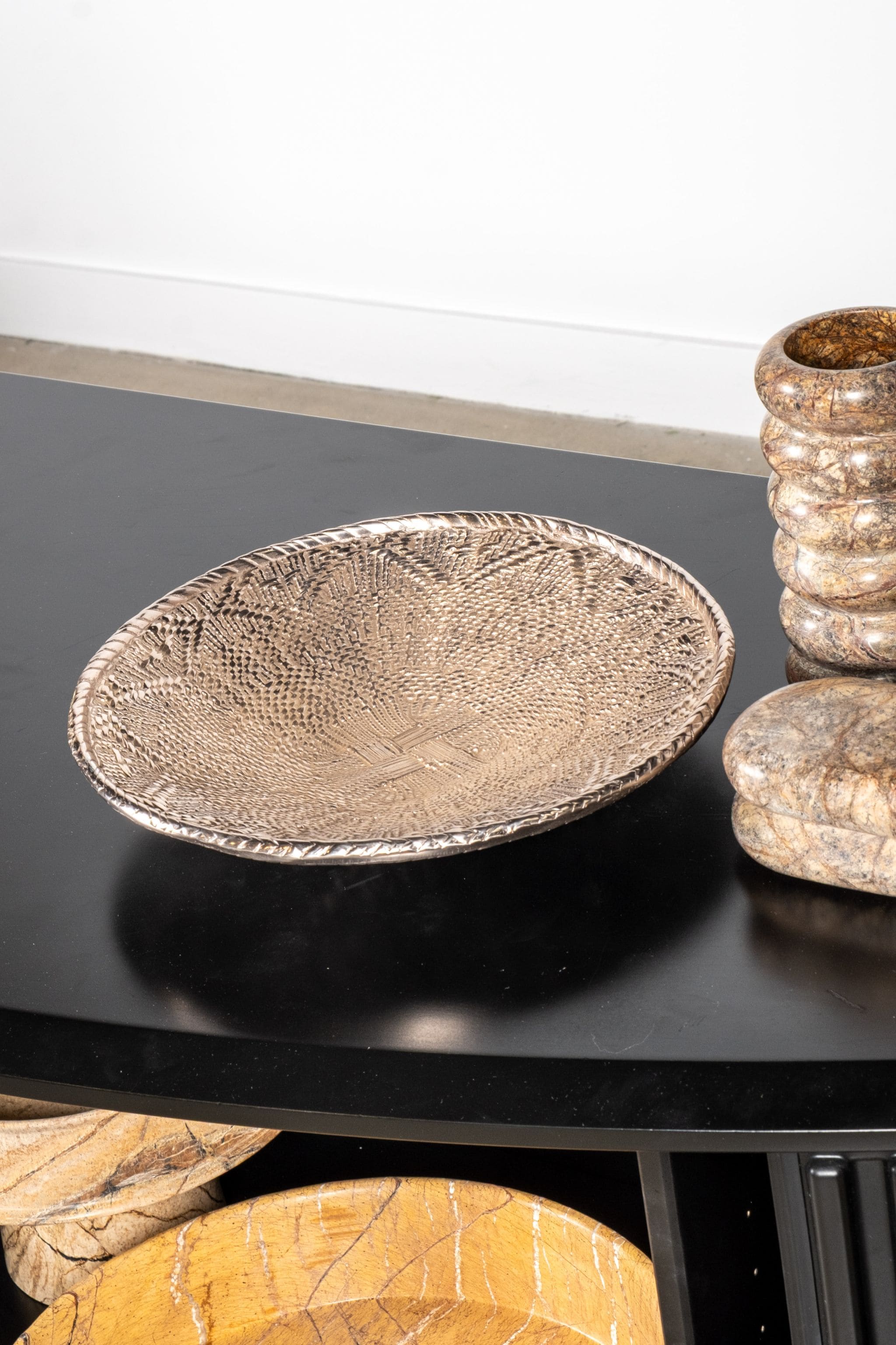 Vintage Shallow Silver Bowl | Bonne Choice