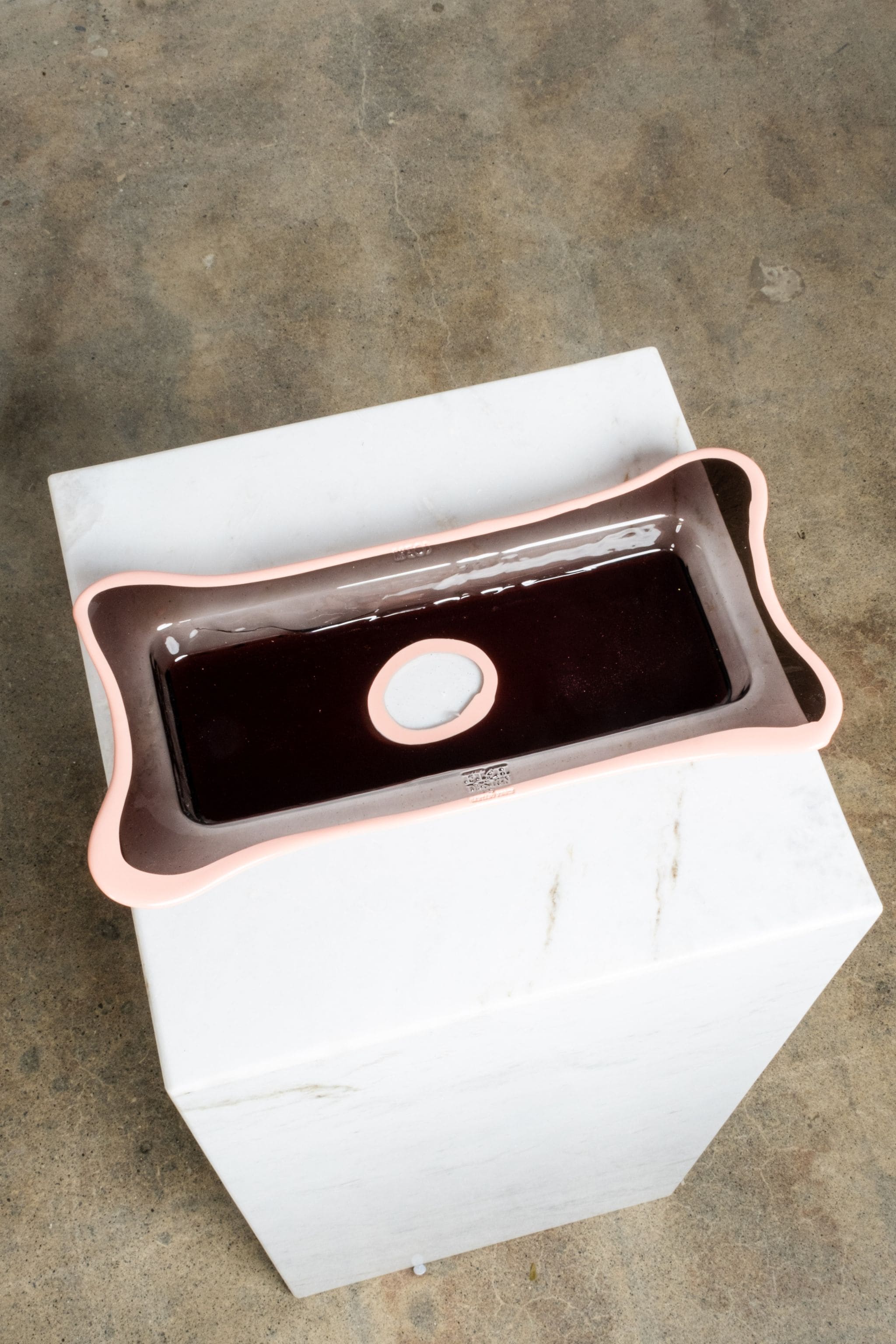 Pesce TRY TRAY RECTANGULAR S Fume'/Matte salmon | Bonne Choice