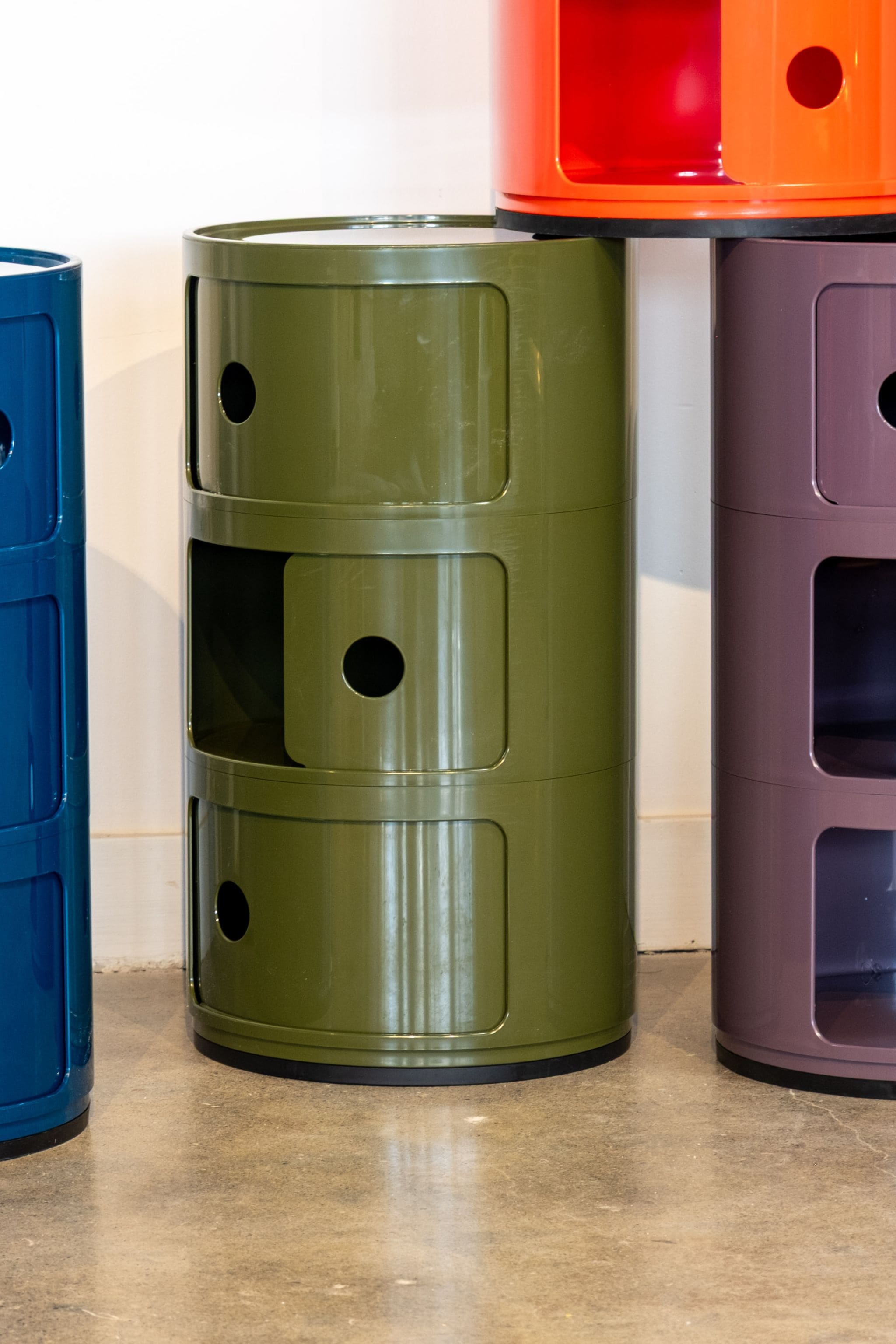 Kartell Componibili, 3 Elements, Green | Bonne Choice