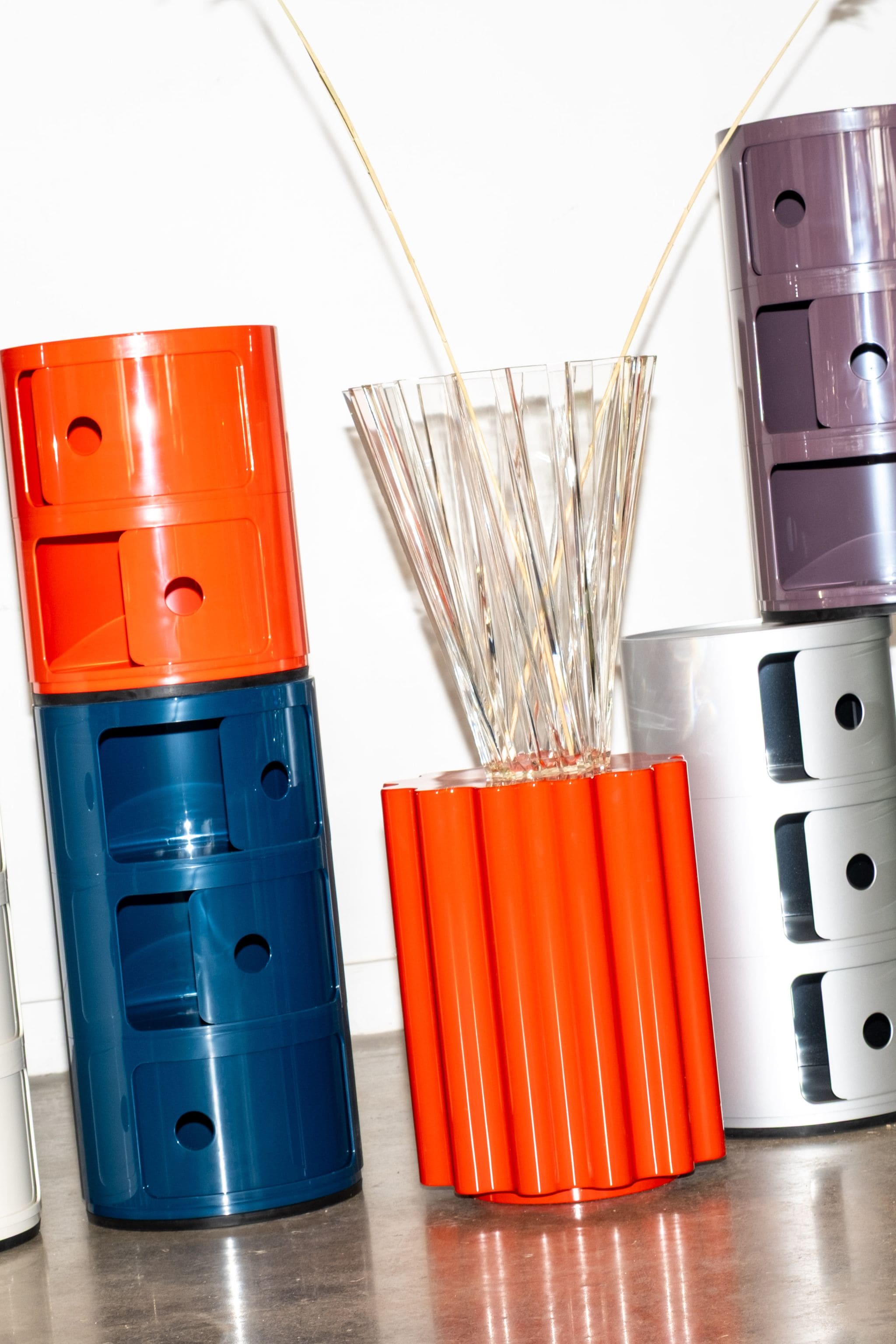 Kartell Componibili, 2 Elements, Red | Bonne Choice