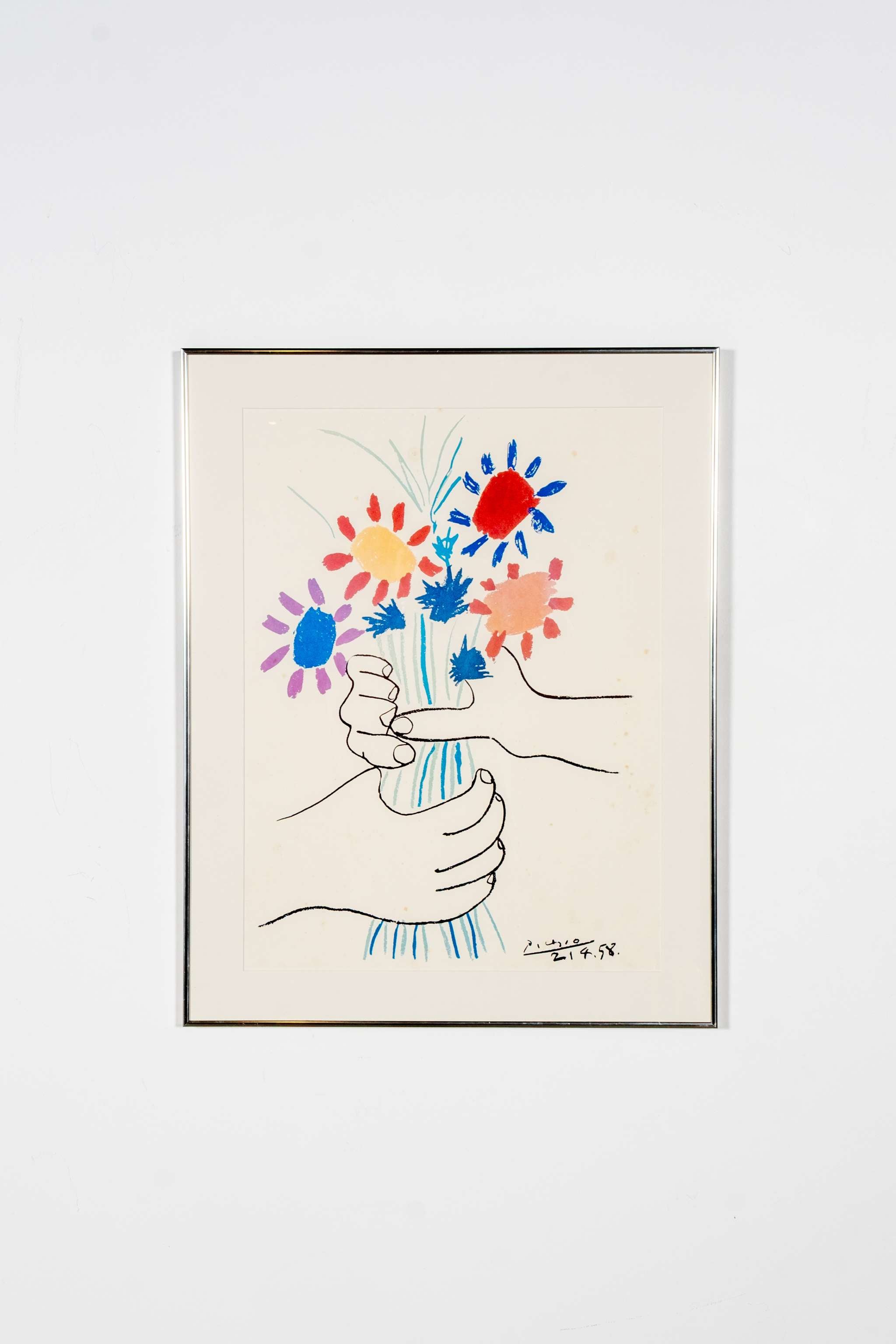 Vintage Framed Picasso Print | Bonne Choice