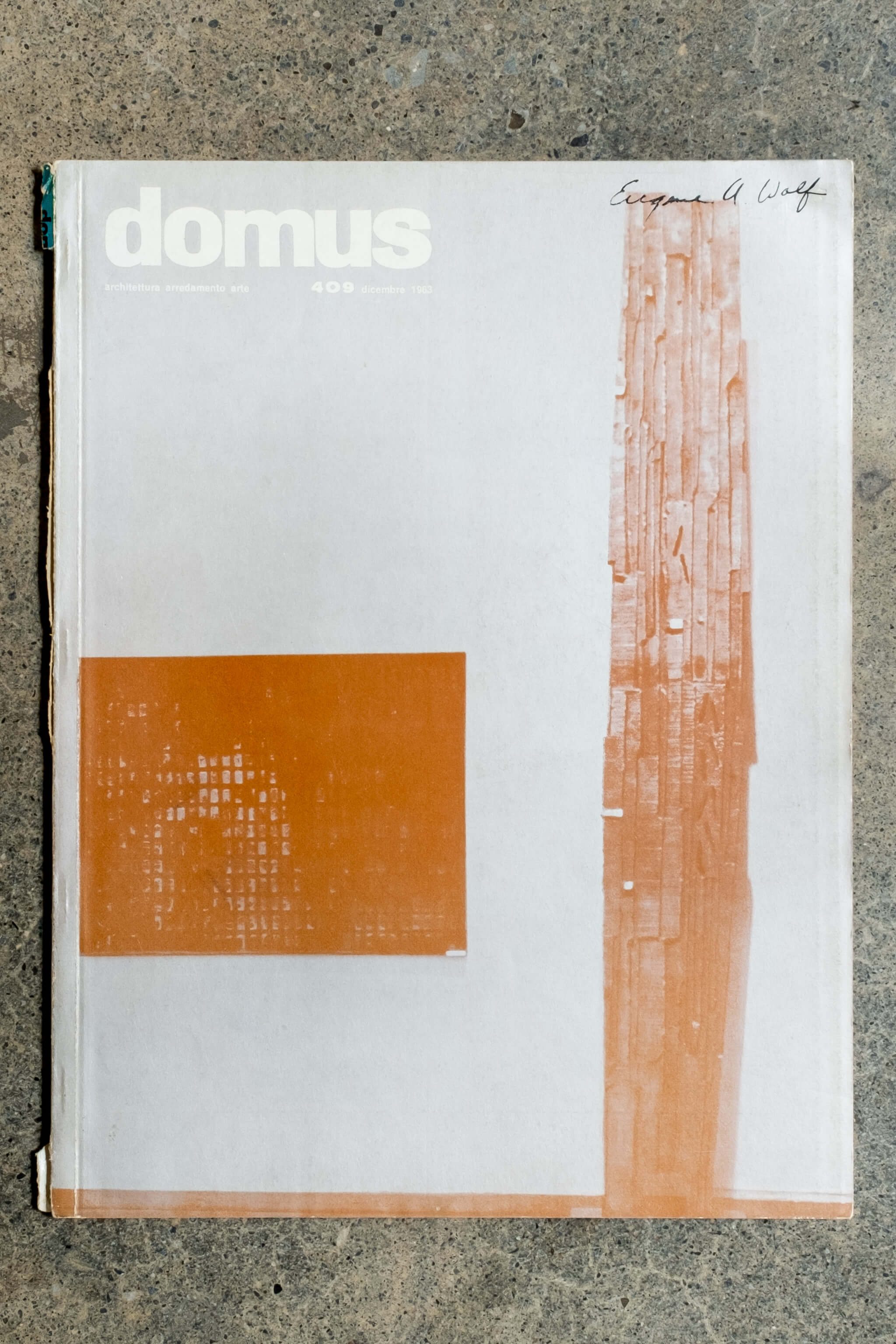 Vintage Domus Magazine - December 1963 | Bonne Choice