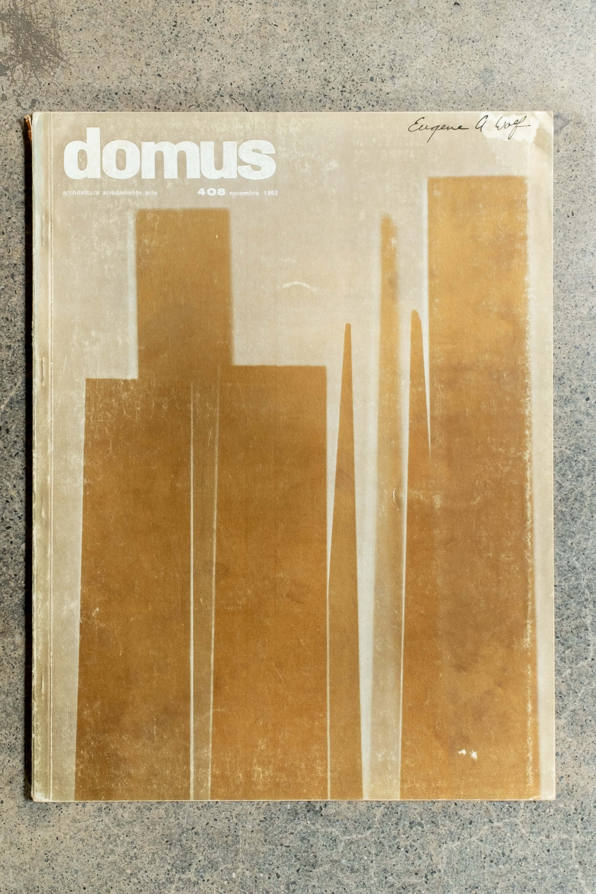 Vintage Domus Magazine - November 1963 | Bonne Choice