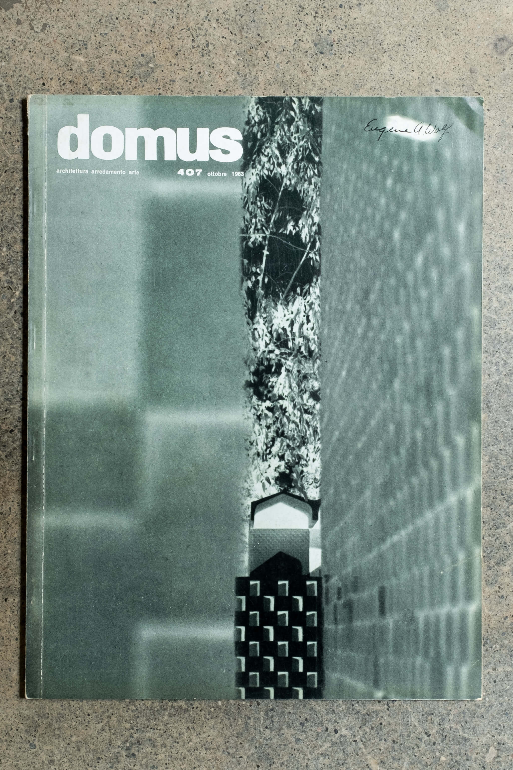 Vintage Domus Magazine - October 1963 | Bonne Choice