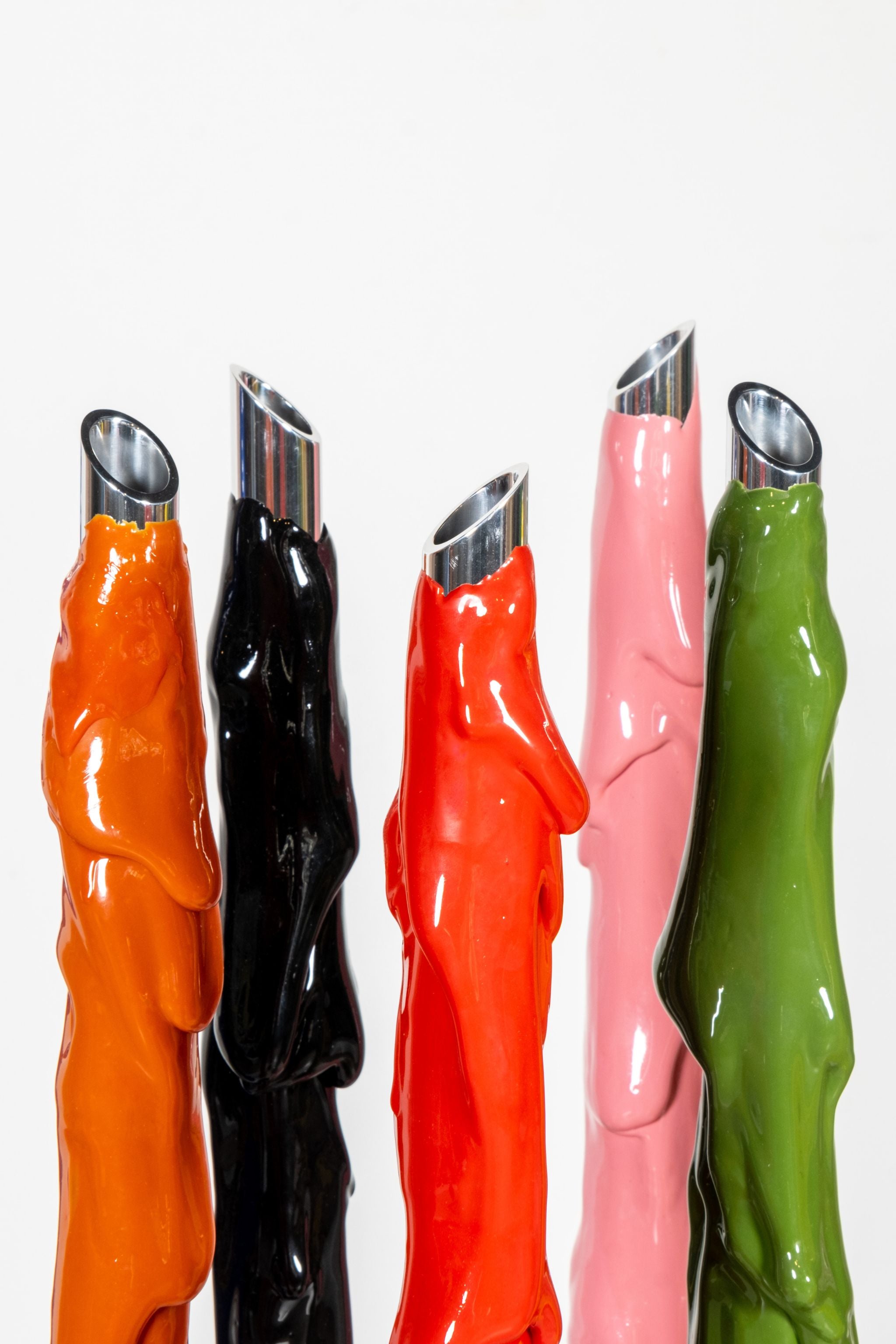 Meritalia "Edizioni del Pesce" Candelabre / Pink | Bonne Choice