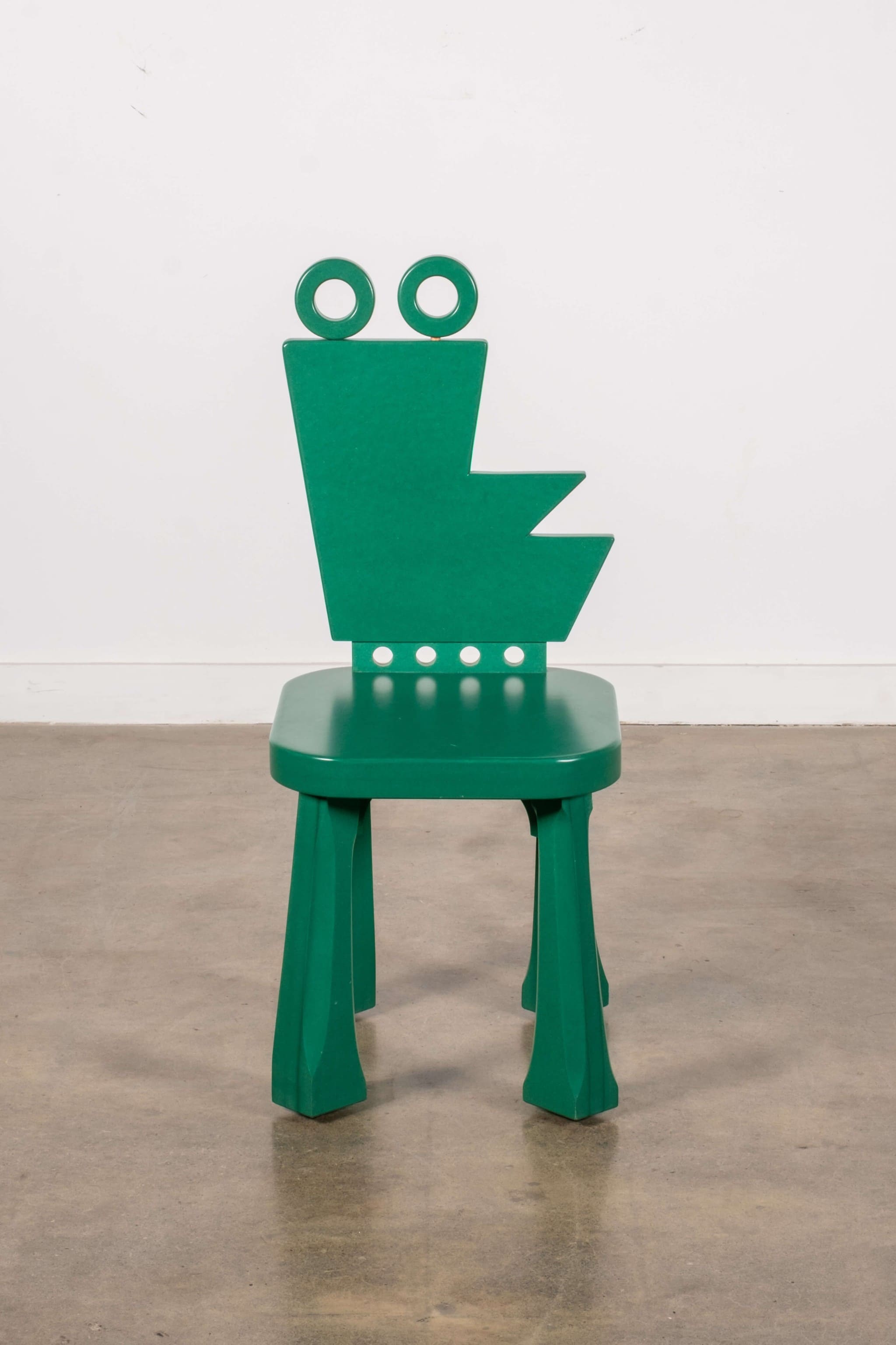 Miro Wood Chair, Green | Bonne Choice