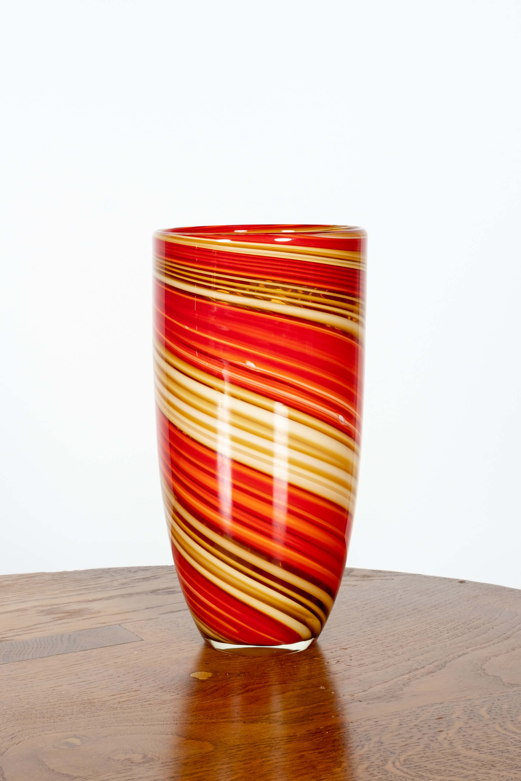 Red and Yellow Swirl Vase – Bonne Choice