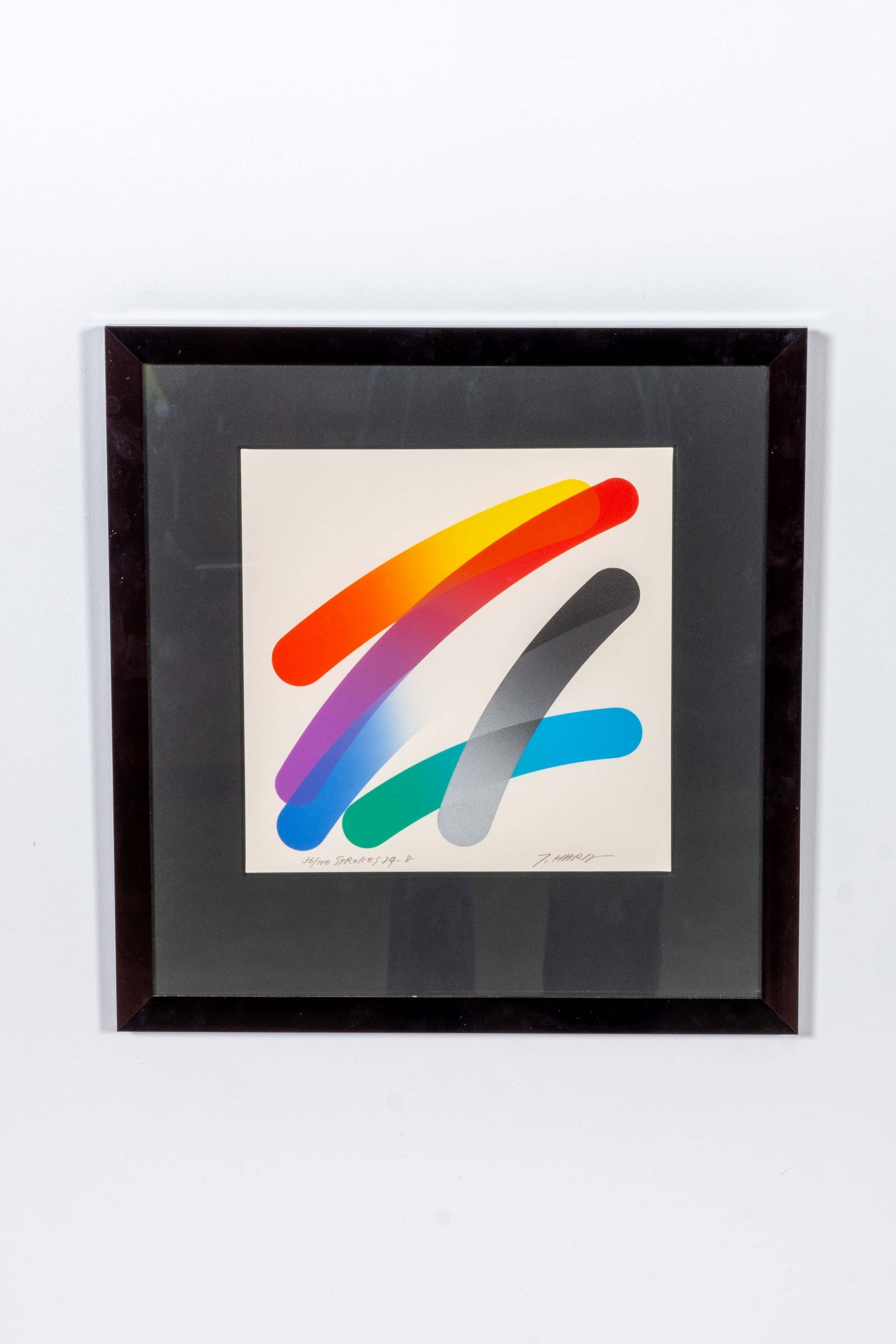 Gradient Colour Print, Black Frame | Bonne Choice
