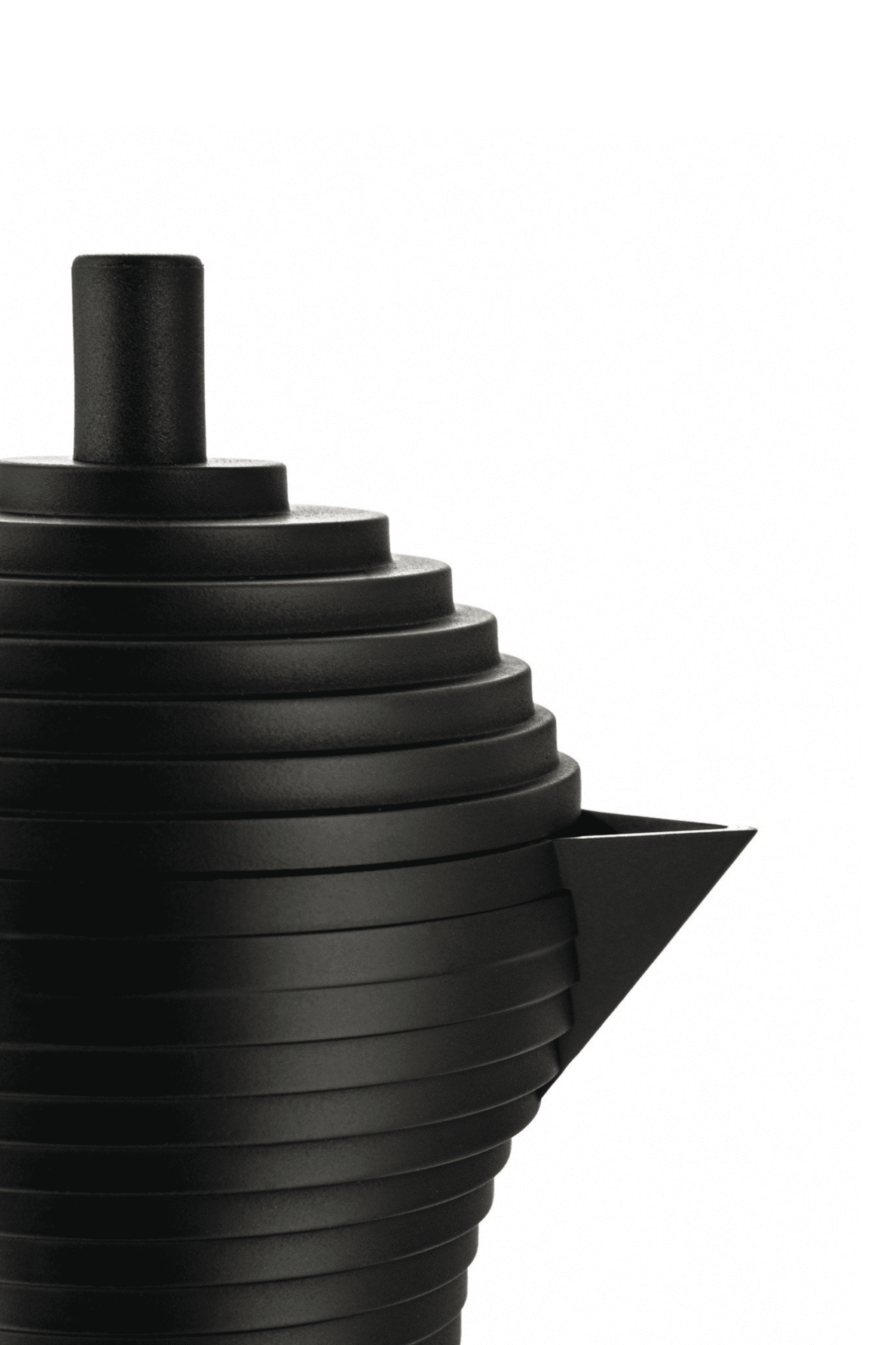 Pulcina Espresso Maker 3 Cup, Black by Michele De Lucchi for Alessi ...